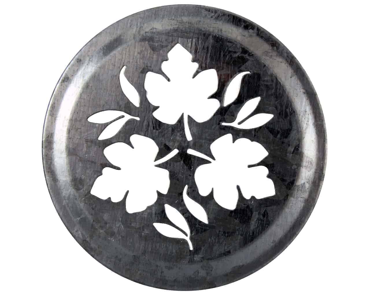 Leaf Pattern Galvanized Metal Lid Insert for RM Mason Jars 10 Pack ...